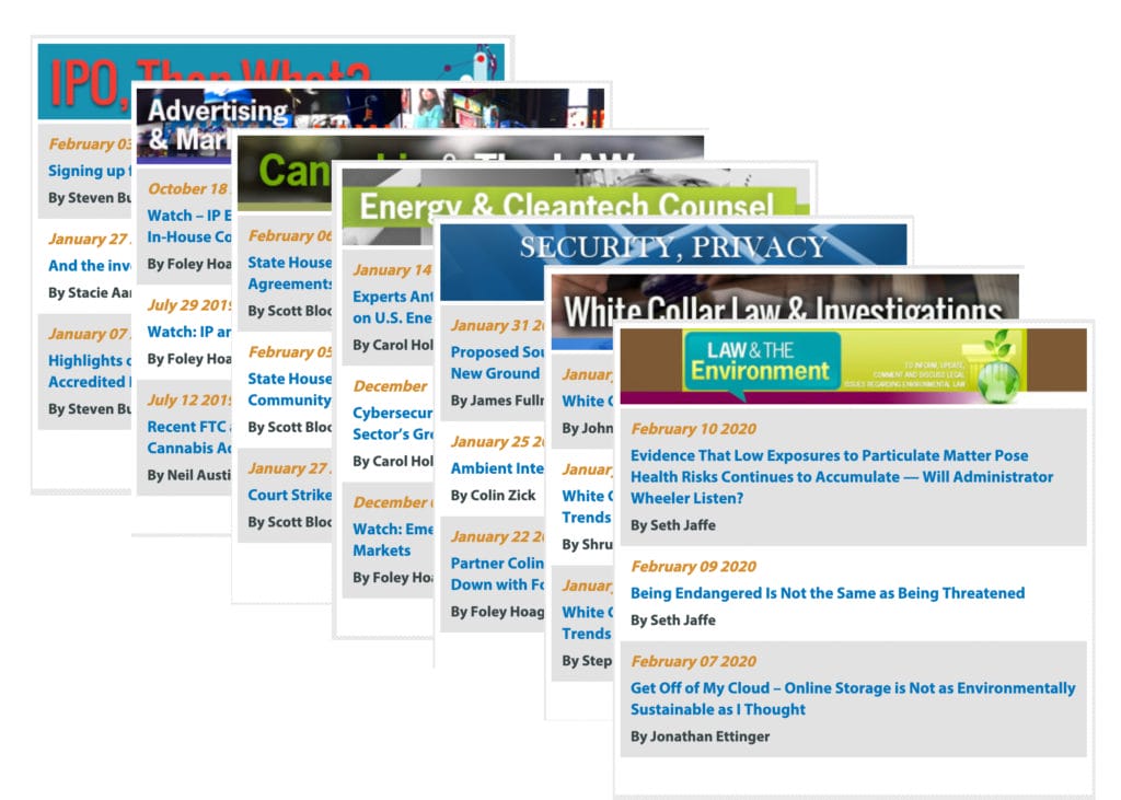 FoleyHoag Vertical Marketing - Ndevr